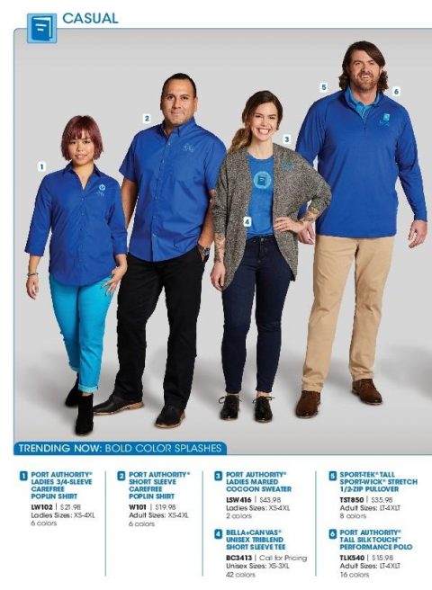 A Good Uniform Is A Statement Showcase: Casual - Ginny's Custom Embroidery