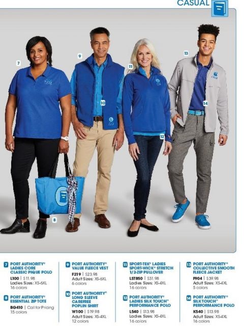 A Good Uniform Is A Statement Showcase: Casual - Ginny's Custom Embroidery